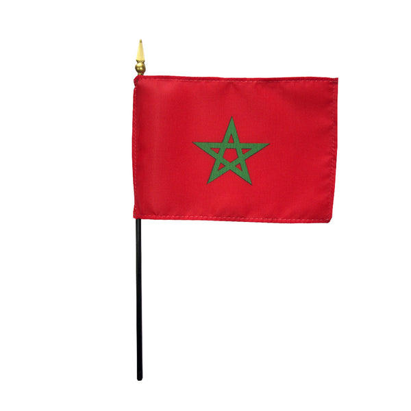 Miniature Morocco Flags For Sale! $5 Domestic Shipping!